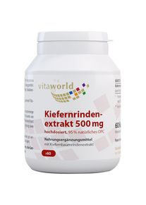 vitaworld Kiefernrindenextrakt 500 mg 95% OPC Kapseln 60 St