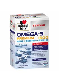 Doppelherz Omega-3 Premium 1500 system Kapseln 120 St