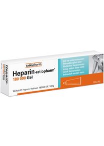 Heparin-ratiopharm 180.000 I.e. Gel 100 g
