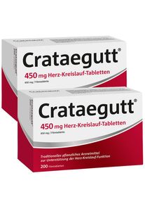 Crataegutt® Crataegutt® 450 mg Herz-Kreislauf-Tabletten 2x200 St Filmtabletten