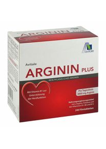 Avitale Arginin Plus Vitamin B1+B6+B12+Folsäure Filmtabl. 240 St Filmtabletten