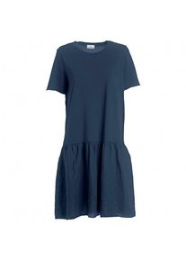 Deha - Women's Linen Peplum Dress - Kleid Gr XS blau