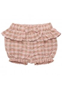 Minymo - Girl's Shorts Check - Shorts Gr 50 rosa