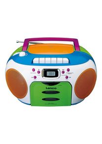Lenco SCD-971 - boombox - CD Cassette - FM - Stereo - Weiß