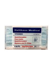 Holthaus Medical GmbH & Co. KG Holthaus Medical YPSIMED Maske, Zusatz für KFZ-Verbandkasten, Medizinischer Mundschutz Typ I nach EN 14683 zur praktischen Nachrüstung, 1 Packung = 2 Masken