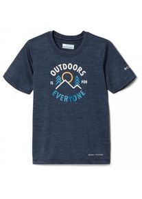 Columbia - Kid's Mount Echo Short Sleeve Graphic Shirt - Funktionsshirt Gr XXS blau