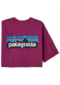 Patagonia - P-6 Logo Responsibili-Tee - T-Shirt Gr S lila
