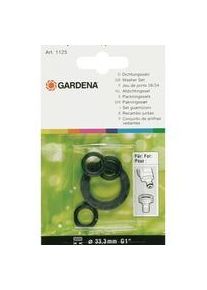 Gardena SB-Dichtungs-Satz schwarz, 26,5mm (G 3/4") Verwendung: Gartenschlauch Anzahl: 4 Stück Material: Gummi, Kunststoff
