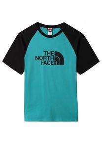 The North Face - S/S Raglan Easy Tee - T-Shirt Gr S türkis/schwarz