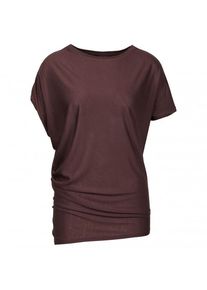super.natural - Women's Summer Loose - T-Shirt Gr XS braun/schwarz/rot