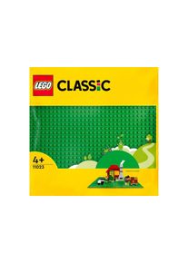 Lego® Konstruktionsspielsteine »Grüne Bauplatte (11023), Lego® Classic«, (1 St), Made in Europe, grün