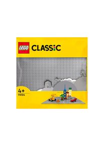 Lego® Konstruktionsspielsteine »Graue Bauplatte (11024), Lego® Classic«, (1 St), Made in Europe, grau