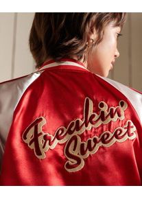 Superdry Women's Suika Jacke Rot - Größe: 40
