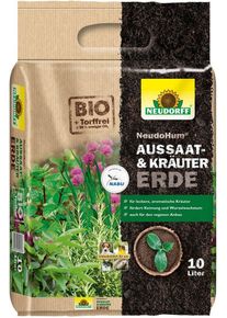 Neudorff Bio-Erde »NeudoHum Aussaat+Kr.Erde« Bio-Qualität, mit Biodünger, (Set, 48-St), braun