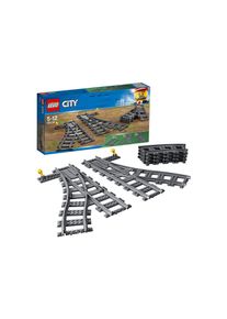 Lego® Konstruktionsspielsteine »Switch Tracks (60238), Lego® City«, (6 St), Made in Europe, grau