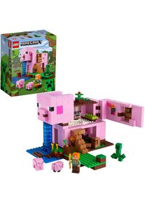Lego® Konstruktionsspielsteine »Das Schweinhaus (21170), Lego® Minecraft™«, (490 St), Made in Europe, bunt