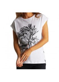 DEDICATED - Women's T-Shirt Visby Stina - T-Shirt Gr XS grau/braun/schwarz