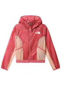 The North Face - Girl's Windwall Hoodie - Windjacke Gr S rot/rosa