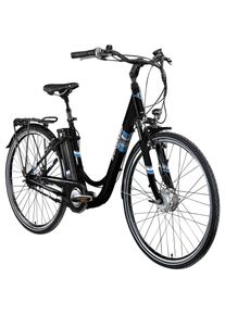 Zündapp Zündapp Green 3.7 28 Zoll E-Bike E Cityrad Damenrad Pedelec Elektrofahrrad Damen Fahrrad 700c... 48 cm, schwarz/blau