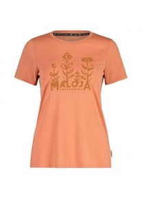maloja - Women's CuragliaM. Multi 1/2 - Funktionsshirt Gr XS orange/beige