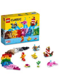 Lego® Konstruktionsspielsteine »Kreativer Meeresspaß (11018), Lego® Classic«, (333 St), Made in Europe, bunt