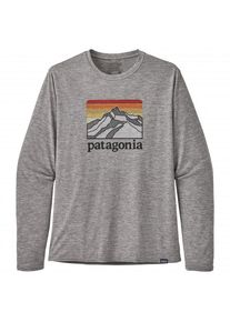 Patagonia - L/S Cap Cool Daily Graphic Shirt - Funktionsshirt Gr XS grau