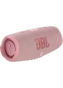 JBL Charge 5 Portabler Bluetooth-Lautsprecher (Bluetooth, 40 W, wasserdicht), rosa