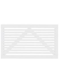 Sichtschutzzaun Rankgitter Tokyo: Breite Einzeltür in der Größe 150 x 90 cm in Weiß