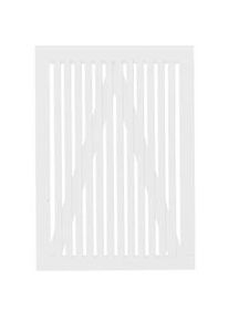 Holztür Sichtschutz Sendai in der Größe 100 x 140 cm in Weiß