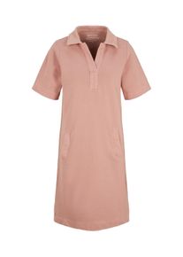 Tom Tailor Damen Hemdkleid mit Polokragen, rosa, Gr. 36