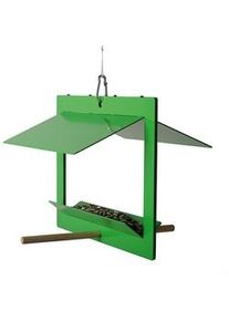 Vogelfutterstelle birdhouse DIN A4 grün, Designer Olaf Riedel, 21x29.7x21 cm
