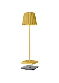 LED-Tischleuchte Troll 2.0 Sompex gelb, 38. Schirm 9xFuß 10xFuß 10 cm