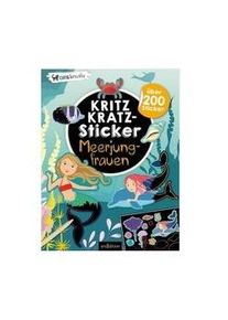 arsEdition Kritzkratz-Sticker Meerjungfrauen
