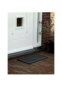 Outdoor-Fußmatte door-line Rizz grau, Designer Teun Fleskens, 2.2x58x36 cm