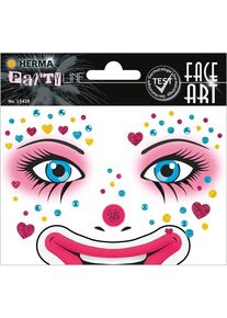 Herma Face Art Sticker Clown Annie