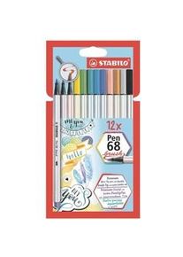 12er-Pack Faserschreiber »Pen 68 brush«, Stabilo