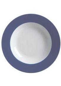 Ritzenhoff & Breker 4-teiliges Suppenteller-Set »Doppio« blau, Ritzenhoff & Breker, 22x3 cm