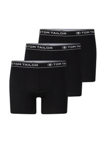 Tom Tailor Herren Long Pants im Dreierpack mit Webbund, schwarz, Gr. S/4
