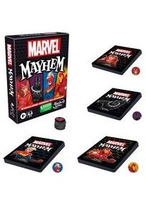 Hasbro Marvel Mayhem, Kartenspiel Spieleranzahl: 2 - 4 Spieler Spieldauer: 10 Minuten Altersangabe: ab 8 Jahren