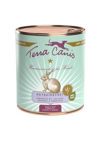 Terra Canis getreidefrei Kaninchen mit Zucchini, Aprikose und Borretsch 6x800g