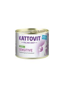 Kattovit Feline Diet Sensitive Pute 12x185g