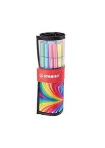 Premium-Filzstift - Stabilo Pen 68 - 25er Rollerset ARTY Edition - mit 25 verschiedenen Farben