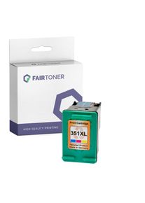 FairToner Kompatibel für HP PhotoSmart C 4573 (CB338EE / 351XL) Druckerpatrone Color