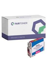 FairToner Kompatibel für Epson Expression Home XP-5150 (C13T02W34010 / 502XL) Druckerpatrone Magenta