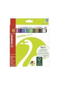 Umweltfreundlicher Buntstift - Stabilo GREENcolors - 24er Pack - mit 24 verschiedenen Farben