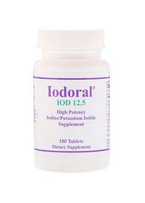 Optimox Corporation, Iodoral (Jod und Kaliumiodid), 12,5mg, 180 Tabletten (2.495,00 EUR pro kg)