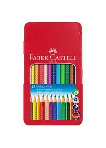 12 Faber-Castell Colour GRIP Buntstifte farbsortiert