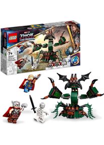 Lego® Konstruktionsspielsteine »Angriff auf New Asgard (76207), Lego® Marvel«, (159 St), bunt