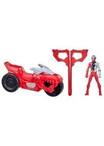 Hasbro Power Rangers Rip N Go T-Rex Battle-Bike und Dino Fury Roter Ranger, Spielfahrzeug rot Serie: Power Rangers Alterempfehlung: ab 4 Jahren Material: Kunststoff