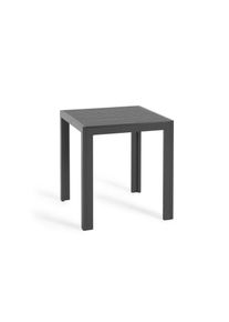 Kave Home Sirley Gartentisch aus Aluminium schwarz 70 x 70 cm